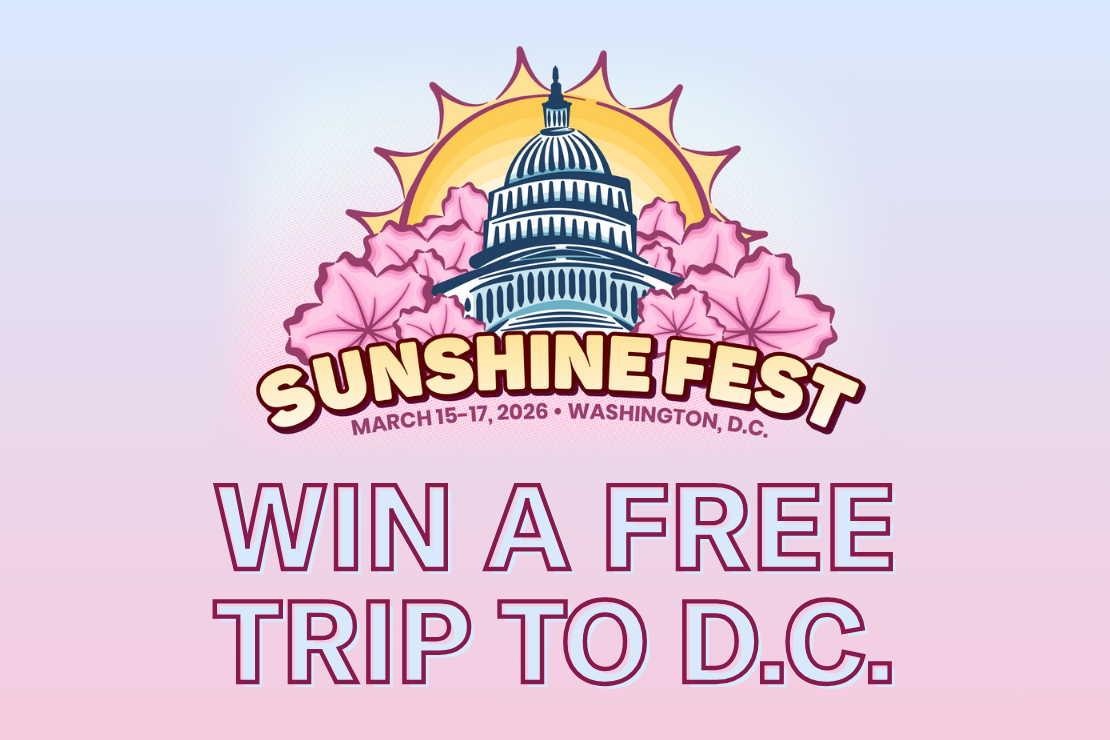 Here's How to Win a Free Trip to D.C. for Sunshine Fest 2026! - ACLU of ...